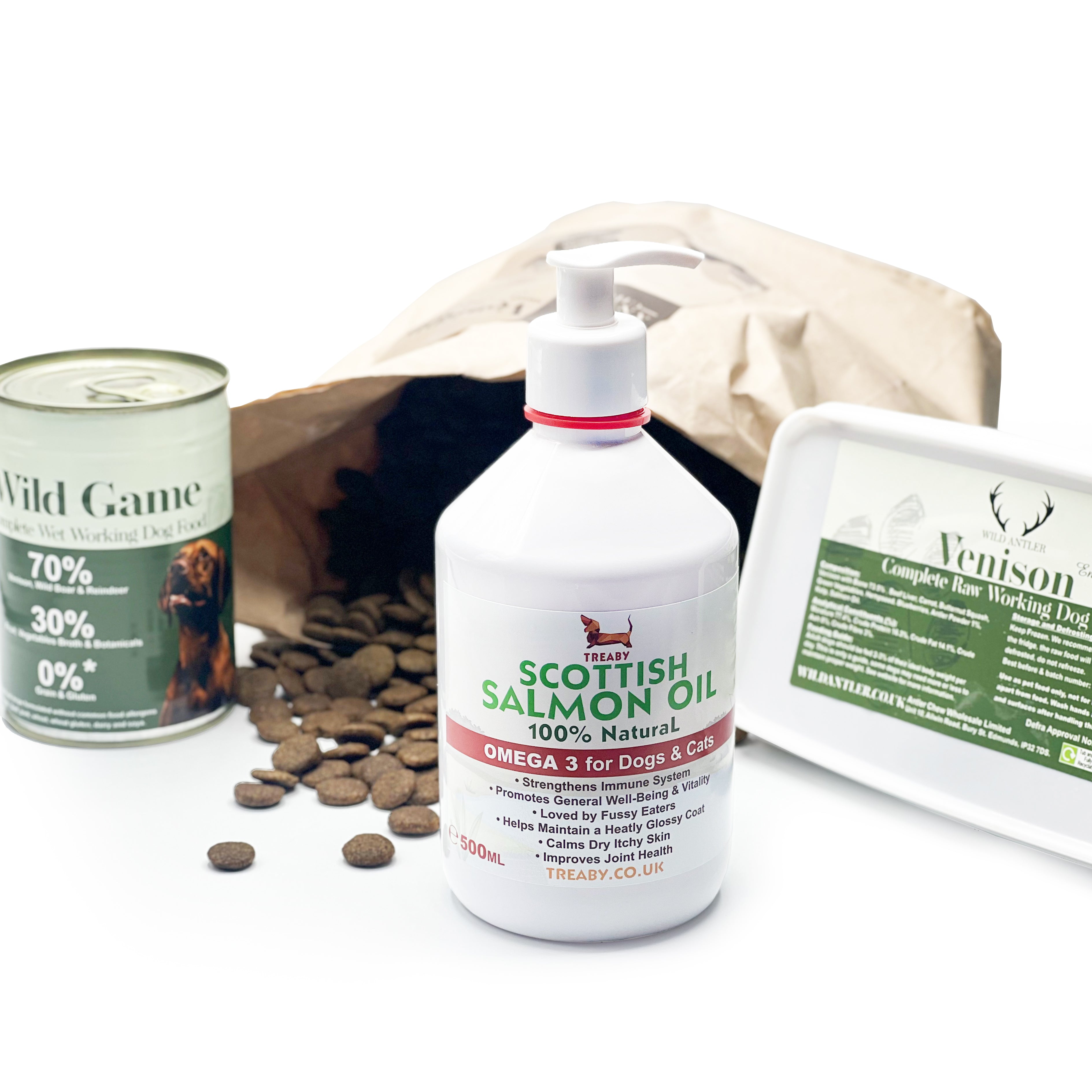 Scottish Salmon oil 500ml – Natural Dog Chew